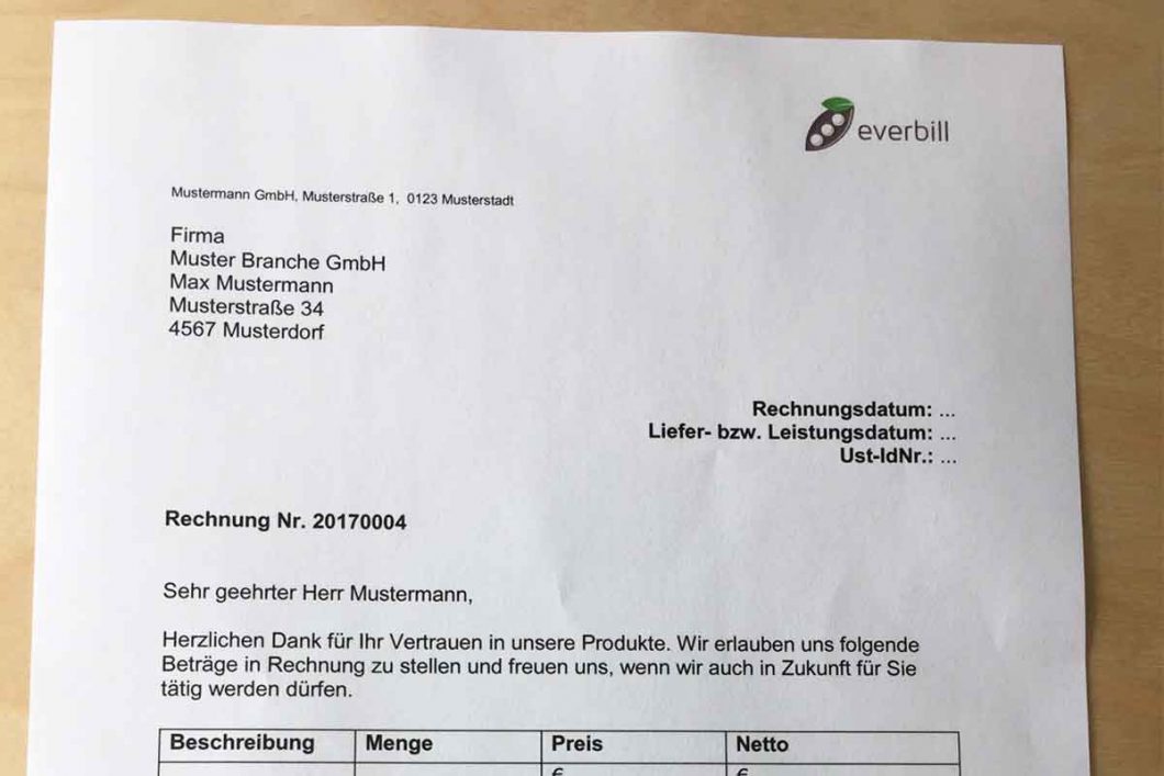 Rechnungsnummer richtig anlegen und führen - everbill Magazin